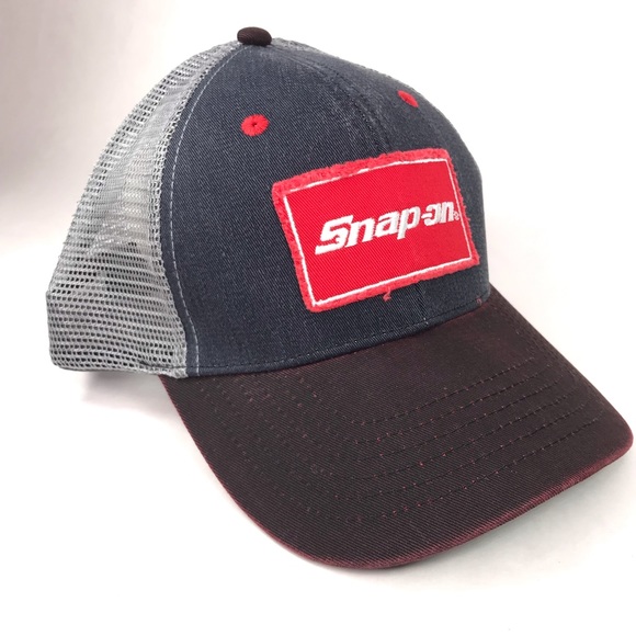 Snap On | Accessories | Snapon Tools Blue Mesh Back Baseball Hat Cap ...